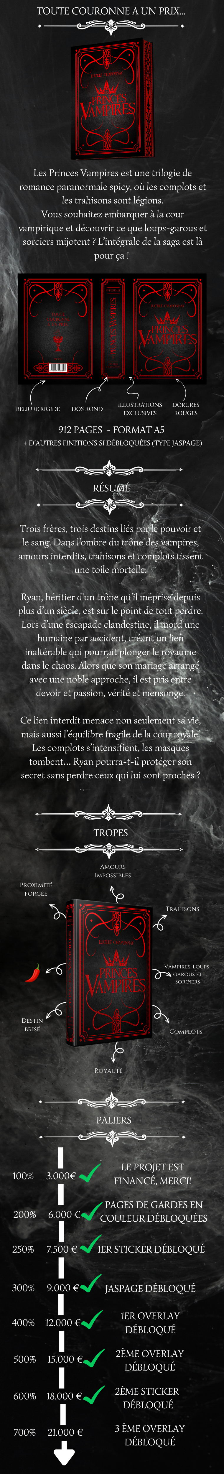 Intégrale Reliée Collector : Les Princes Vampires