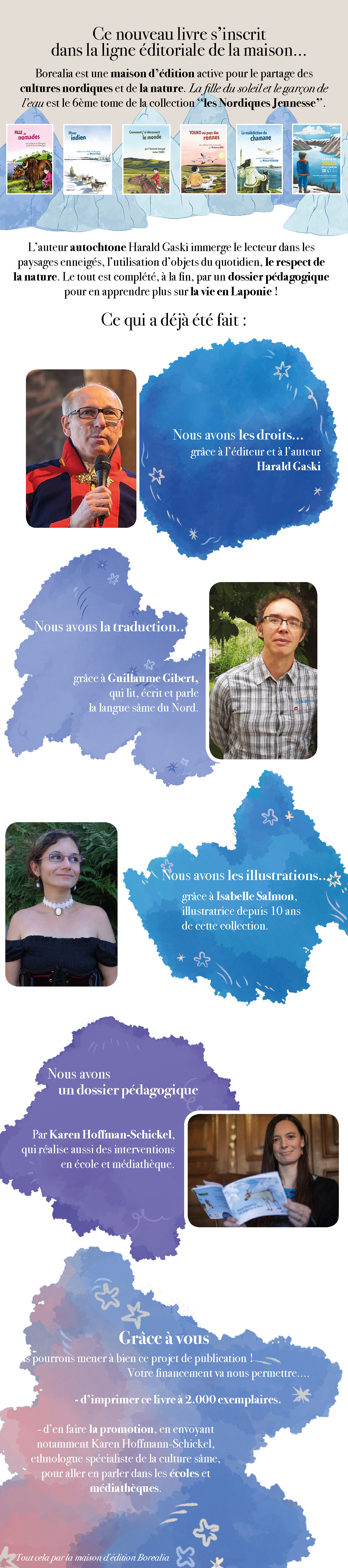 La fille du Soleil et le garçon de l'eau - Livre de Laponie