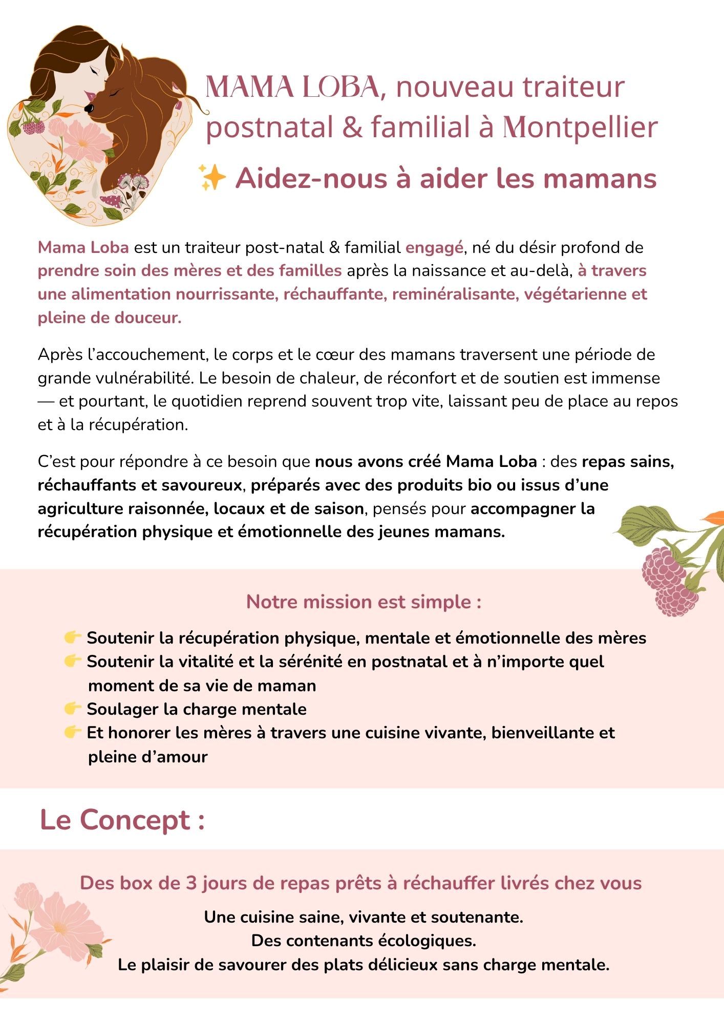 Mama Loba : Nourrir les mères et les familles