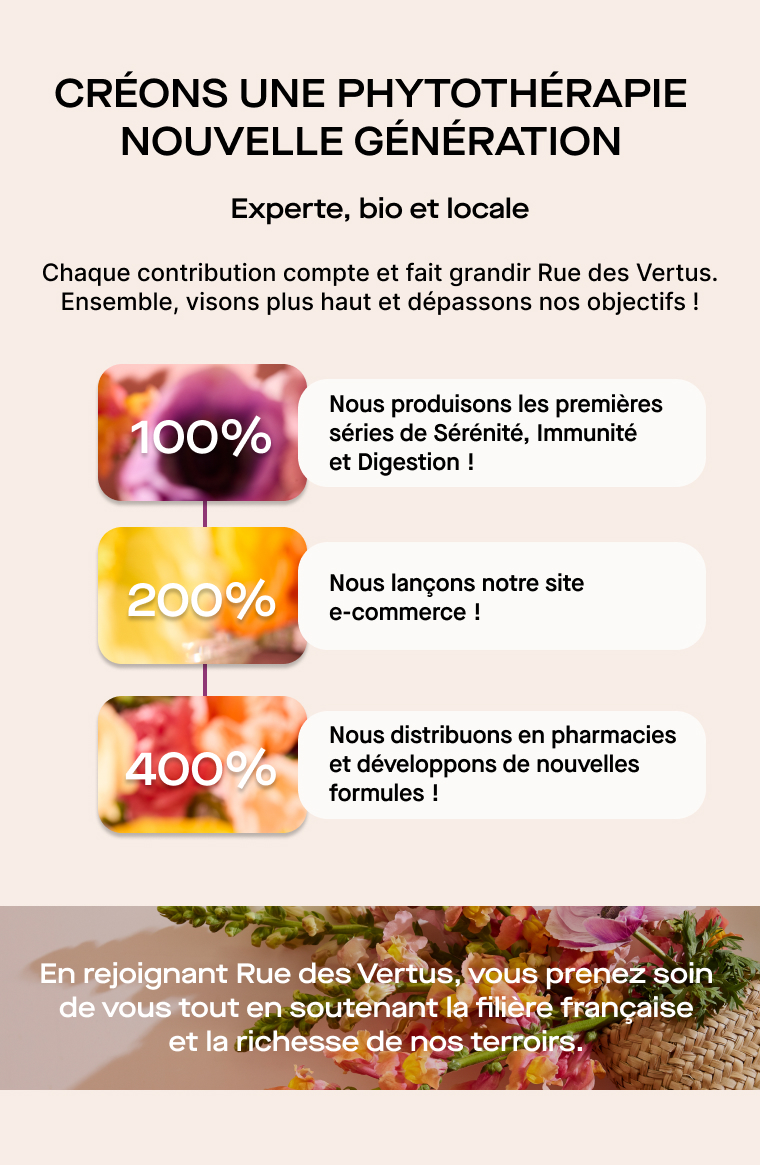 RUE DES VERTUS 🌻 Plantes médicinales en extraits liquides