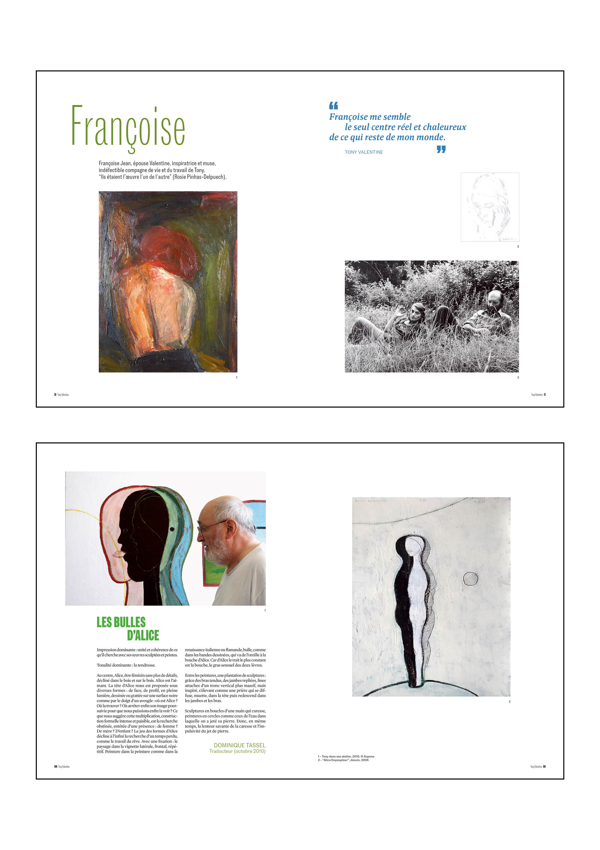 Livre d'art Tony Valentine