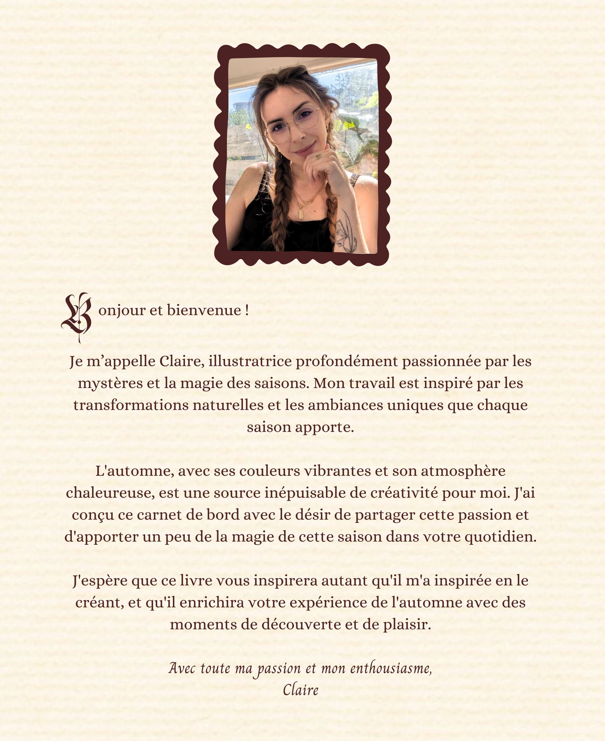 Carnet d'Automne