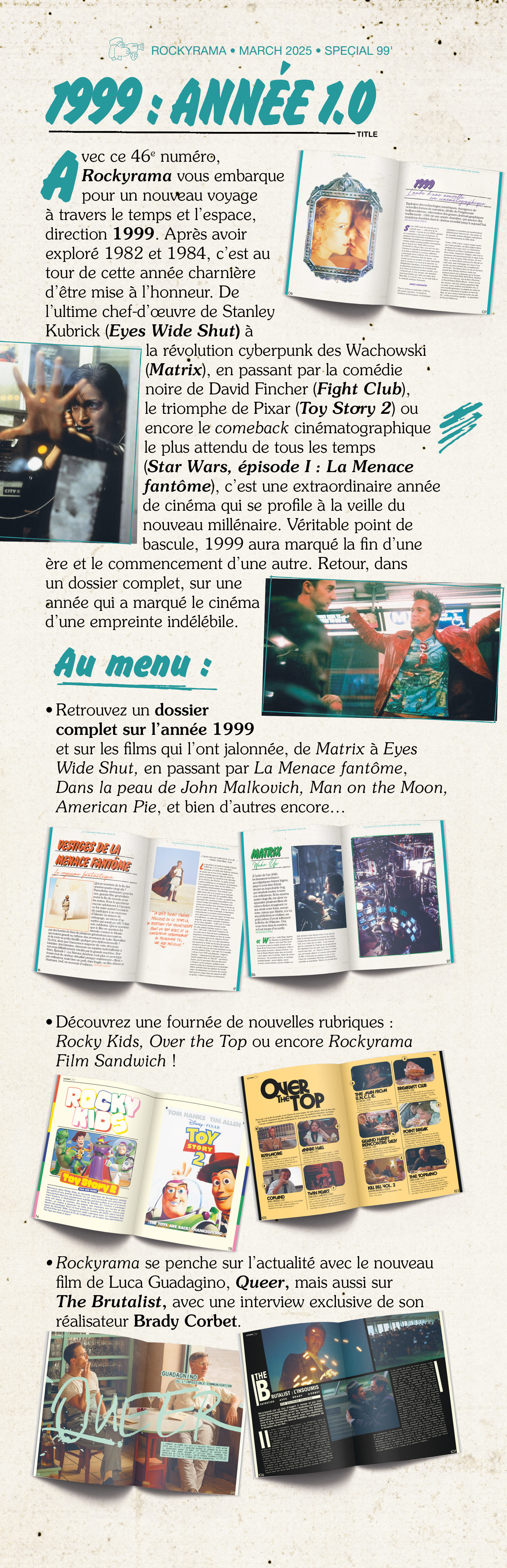 Rockyrama n°46 : Spécial 1999