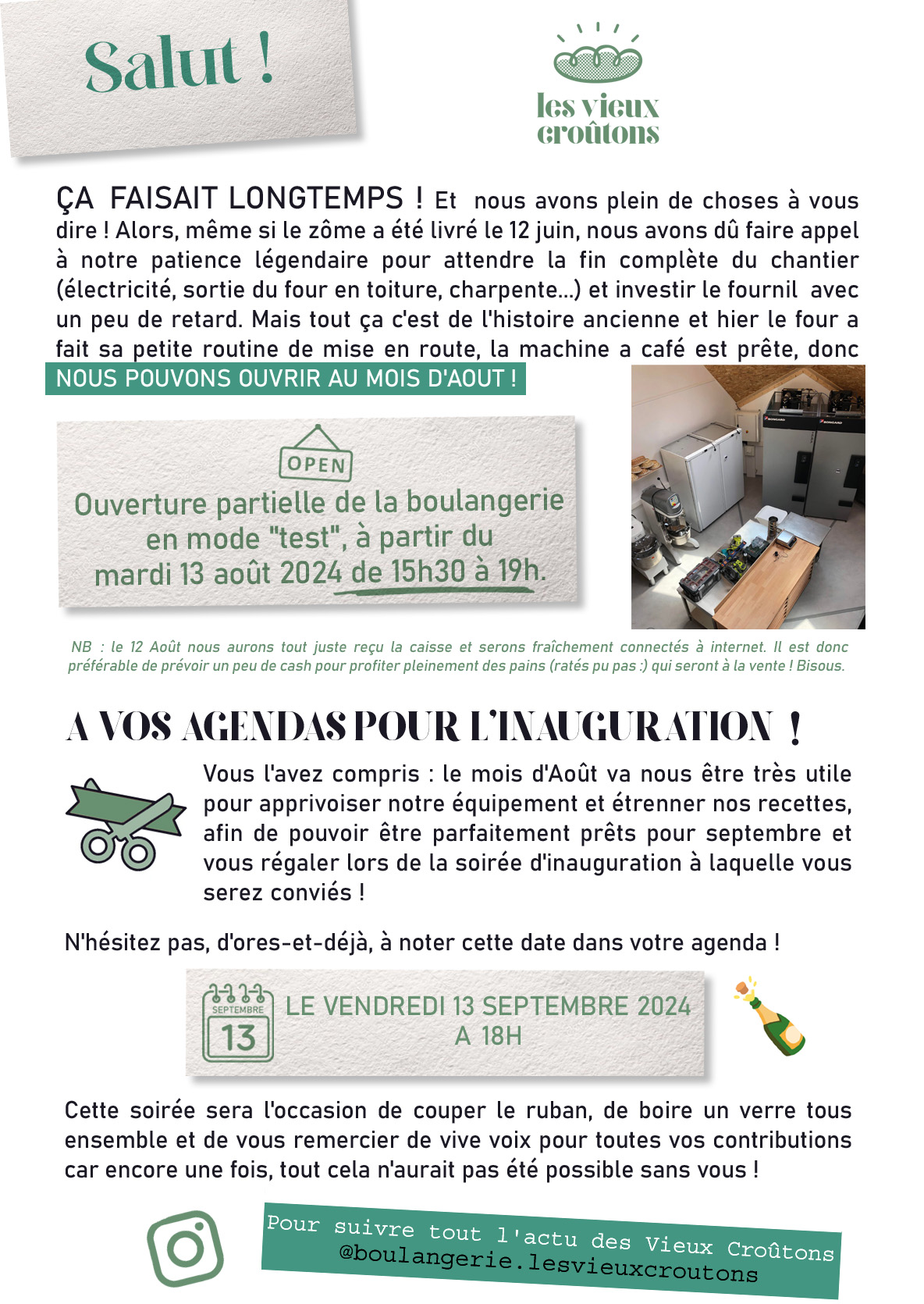 Les Vieux Croûtons : micro-boulangerie engagée à Mûrs-Érigné - Ulule