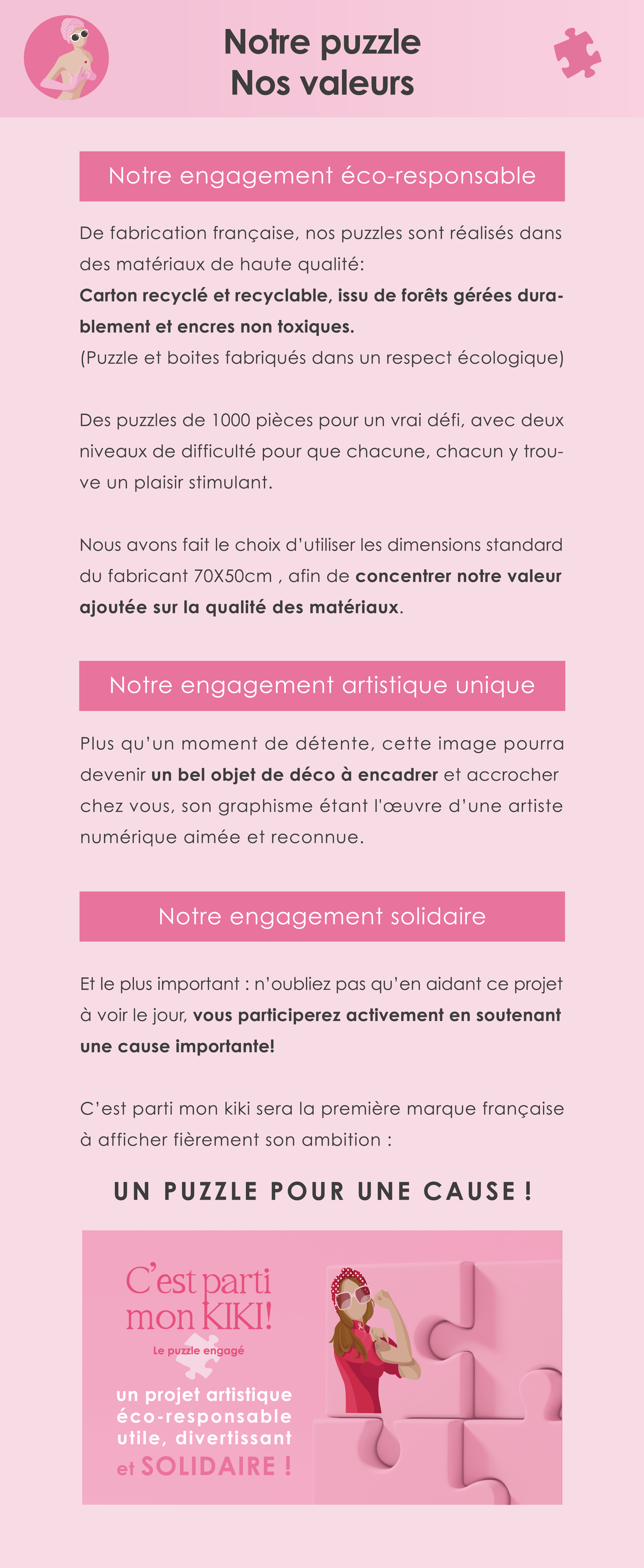Un puzzle, une cause, c'est parti mon Kiki