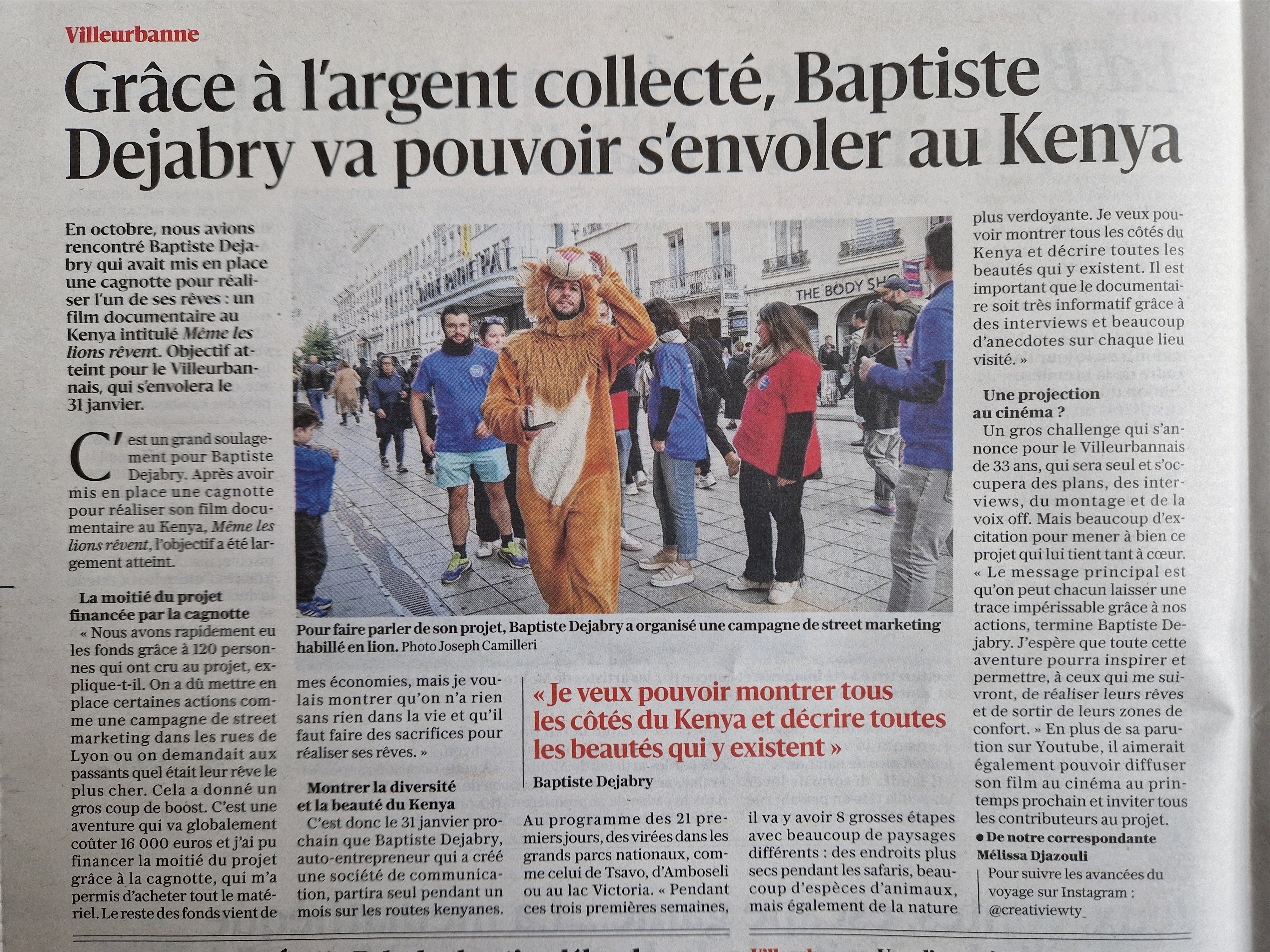 Même les lions rêvent (mon premier film 🎬) - Ulule