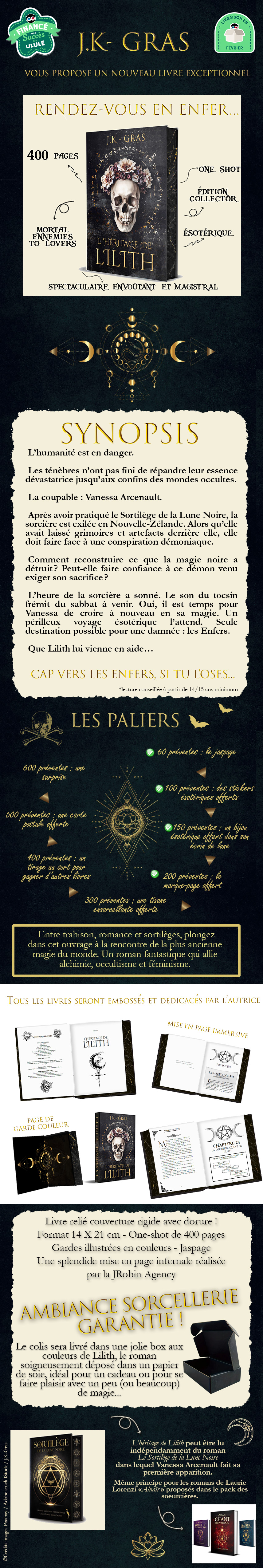 L'Héritage de Lilith : le nouveau collector de J.K-Gras - Ulule