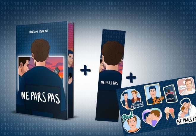 🏳️‍🌈 Ne Pars Pas I Romance Gay Graphique - Ulule