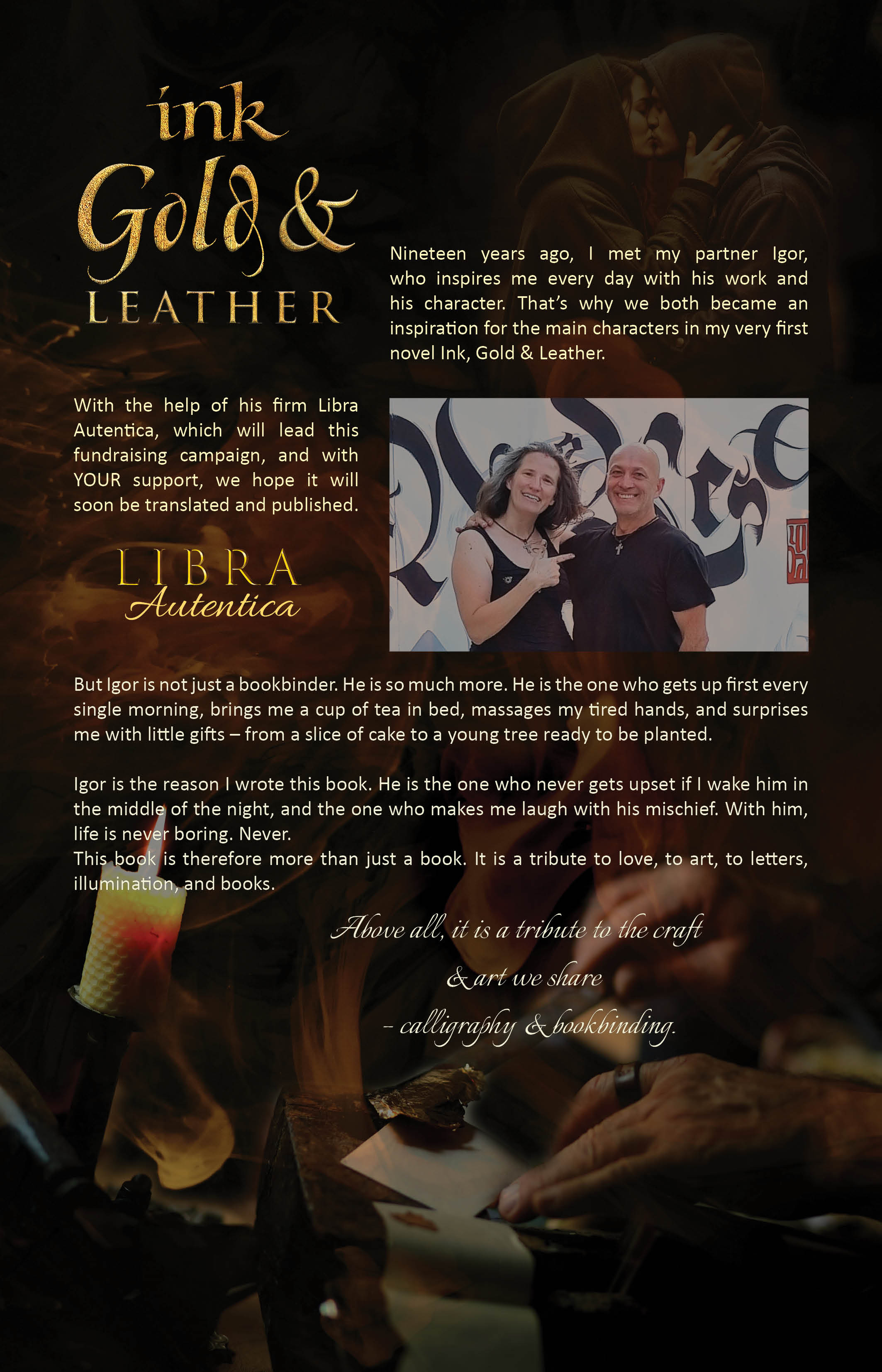 Ink, Gold & Leather — Let's Bring This Novel to Life!