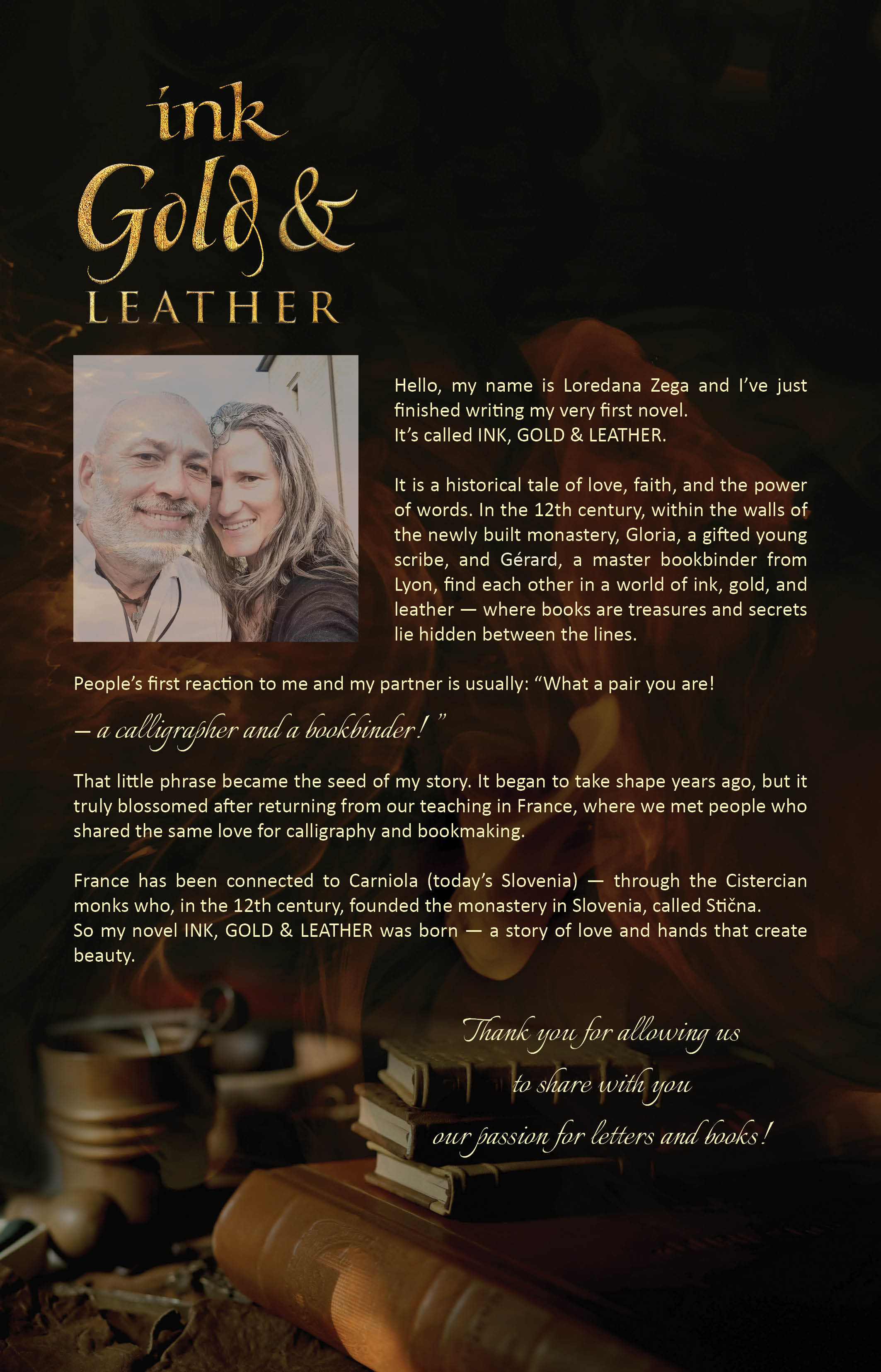 Ink, Gold & Leather — Let's Bring This Novel to Life!