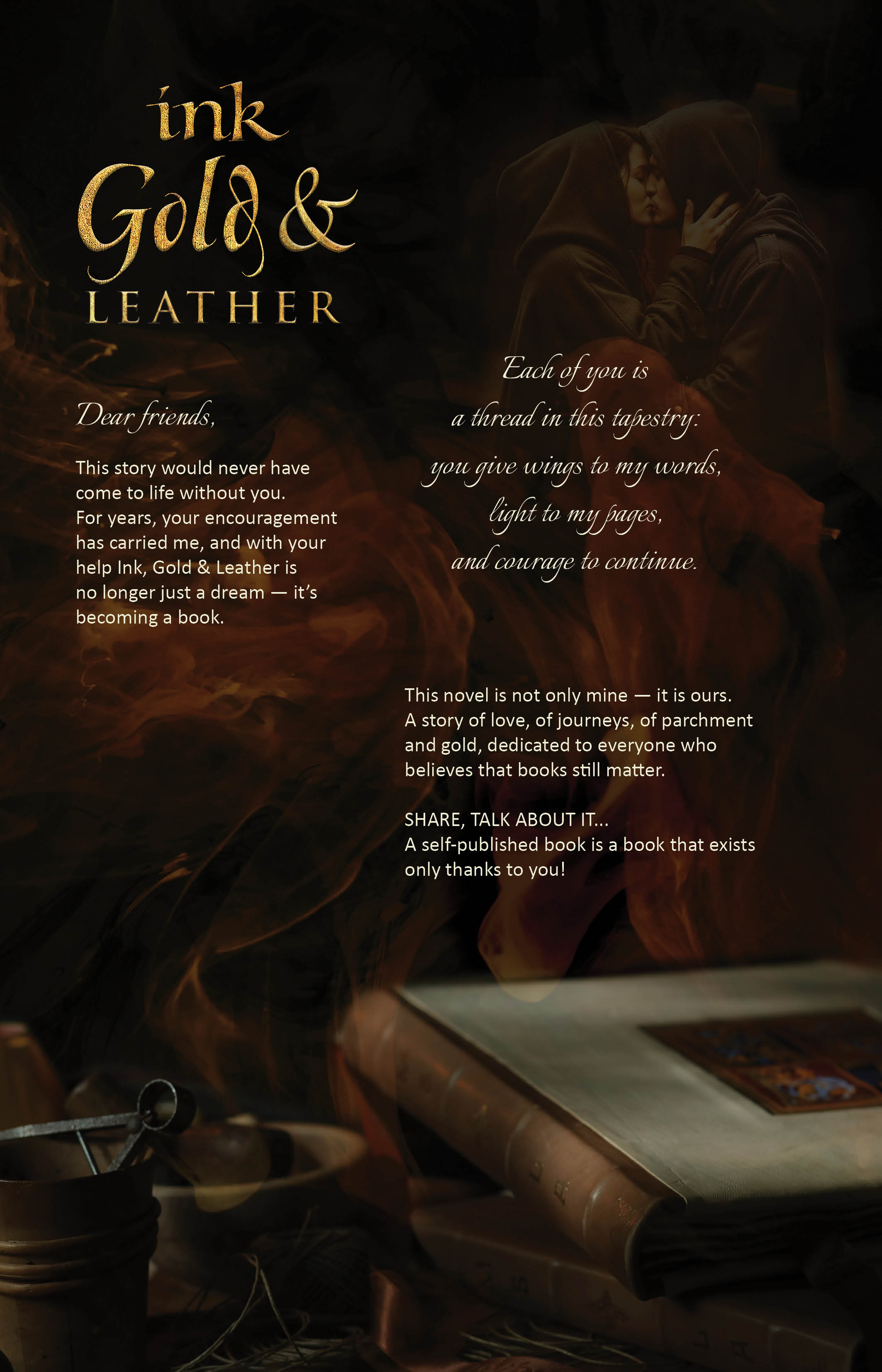 Ink, Gold & Leather — Let's Bring This Novel to Life!