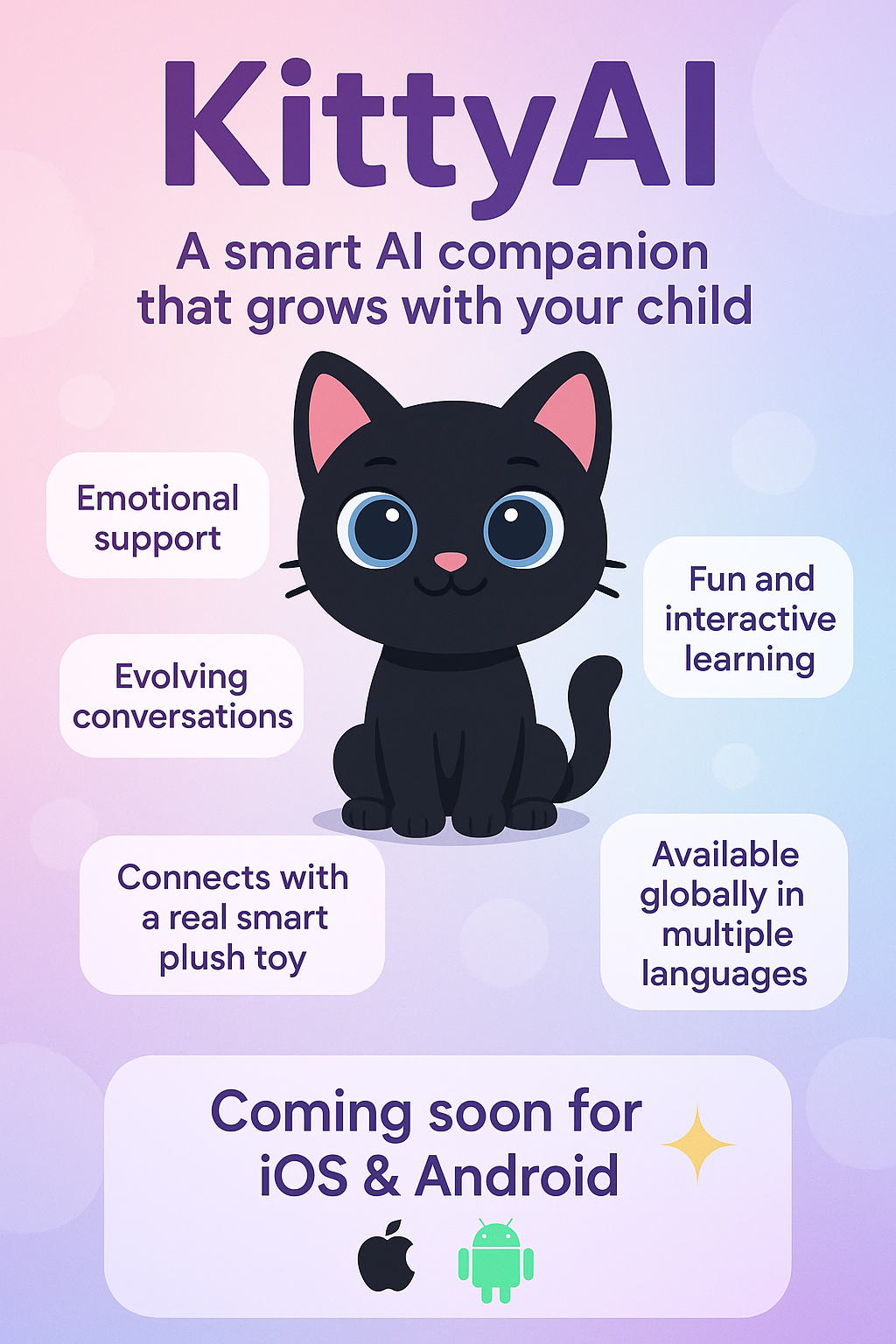 KittyAI - Virtual Friend: iOS, Android - Ulule