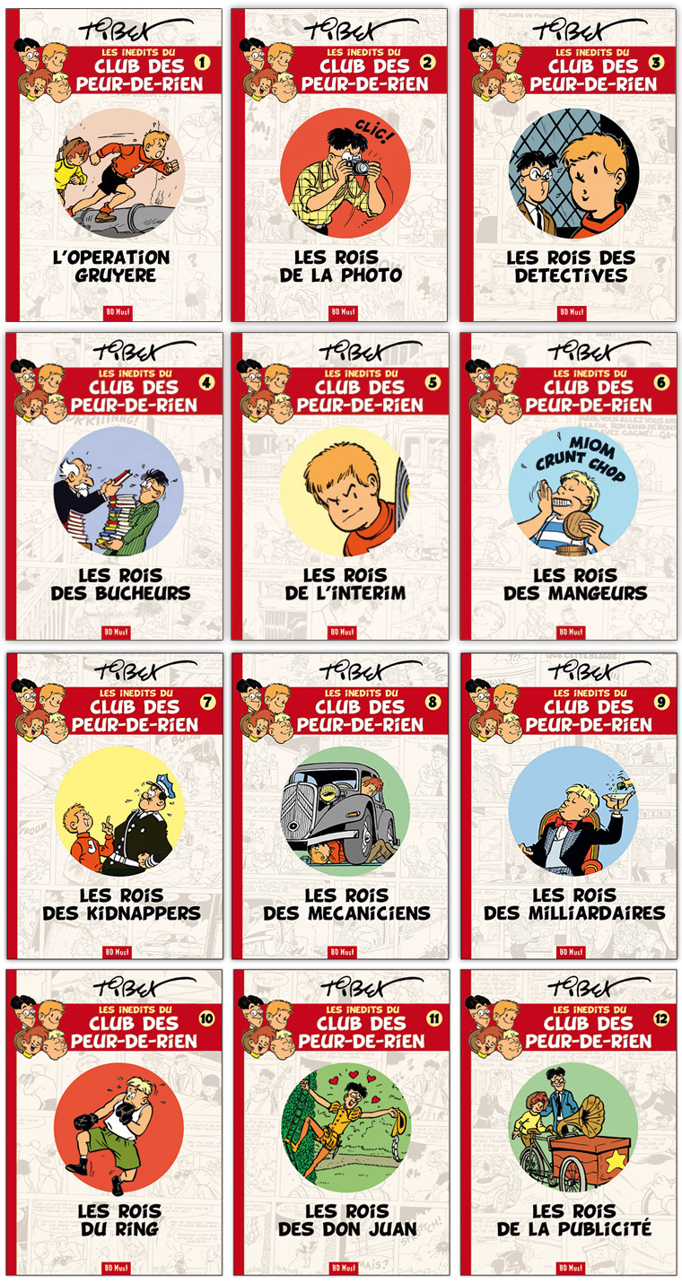 4ème série des inédits du Club des "Peur-de-rien"