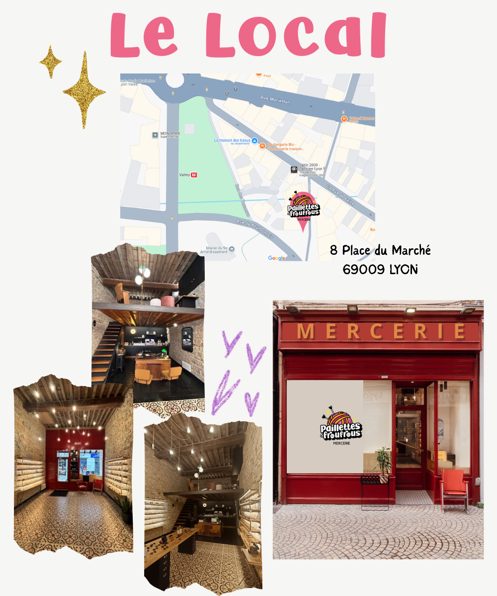 Paillettes et Froufrous : une mercerie créative à Lyon 9e - Ulule