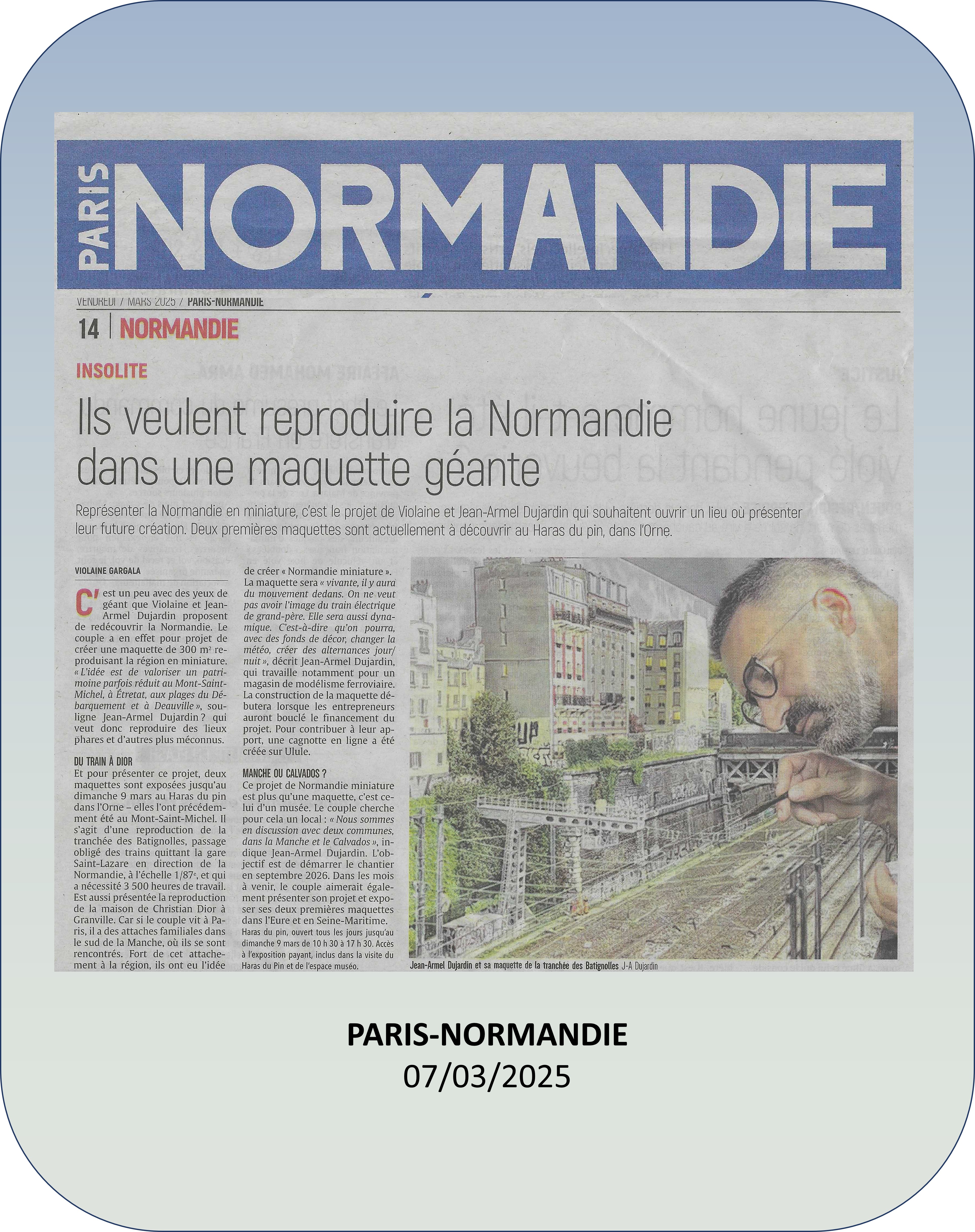 Découvrez la Normandie en miniature ! - Ulule