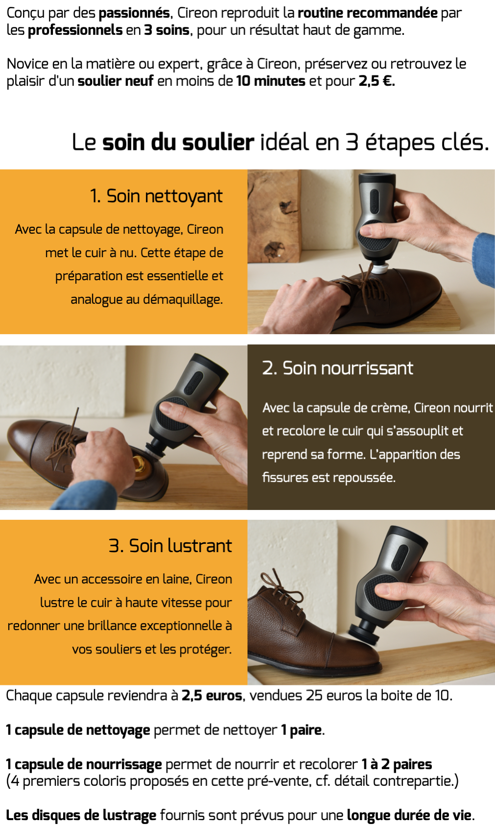 Cireon, le soin du soulier.