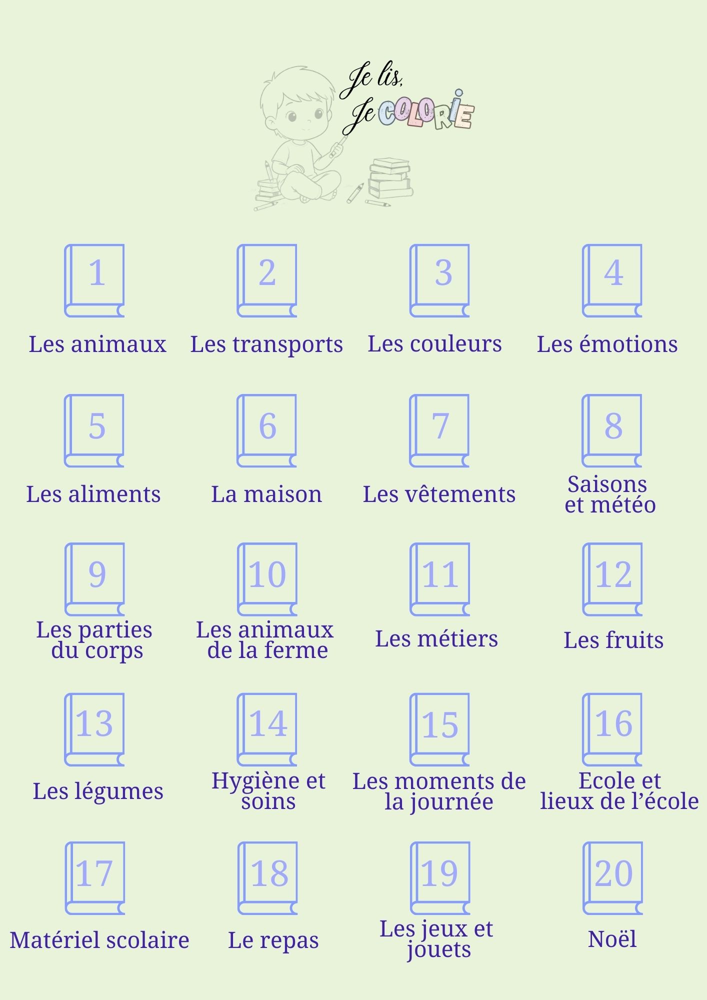 "Je lis, je colorie", lecture et coloriage prêts à imprimer - Ulule