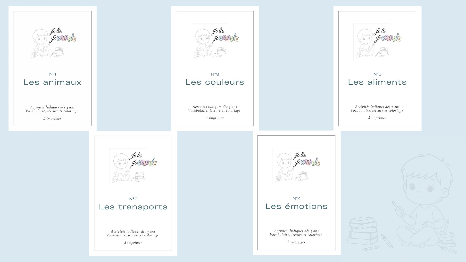 "Je lis, je colorie", lecture et coloriage prêts à imprimer - Ulule