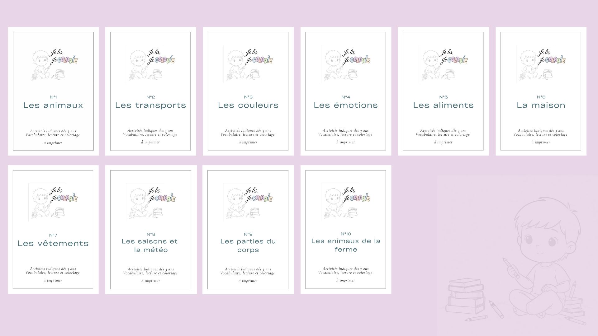 "Je lis, je colorie", lecture et coloriage prêts à imprimer - Ulule