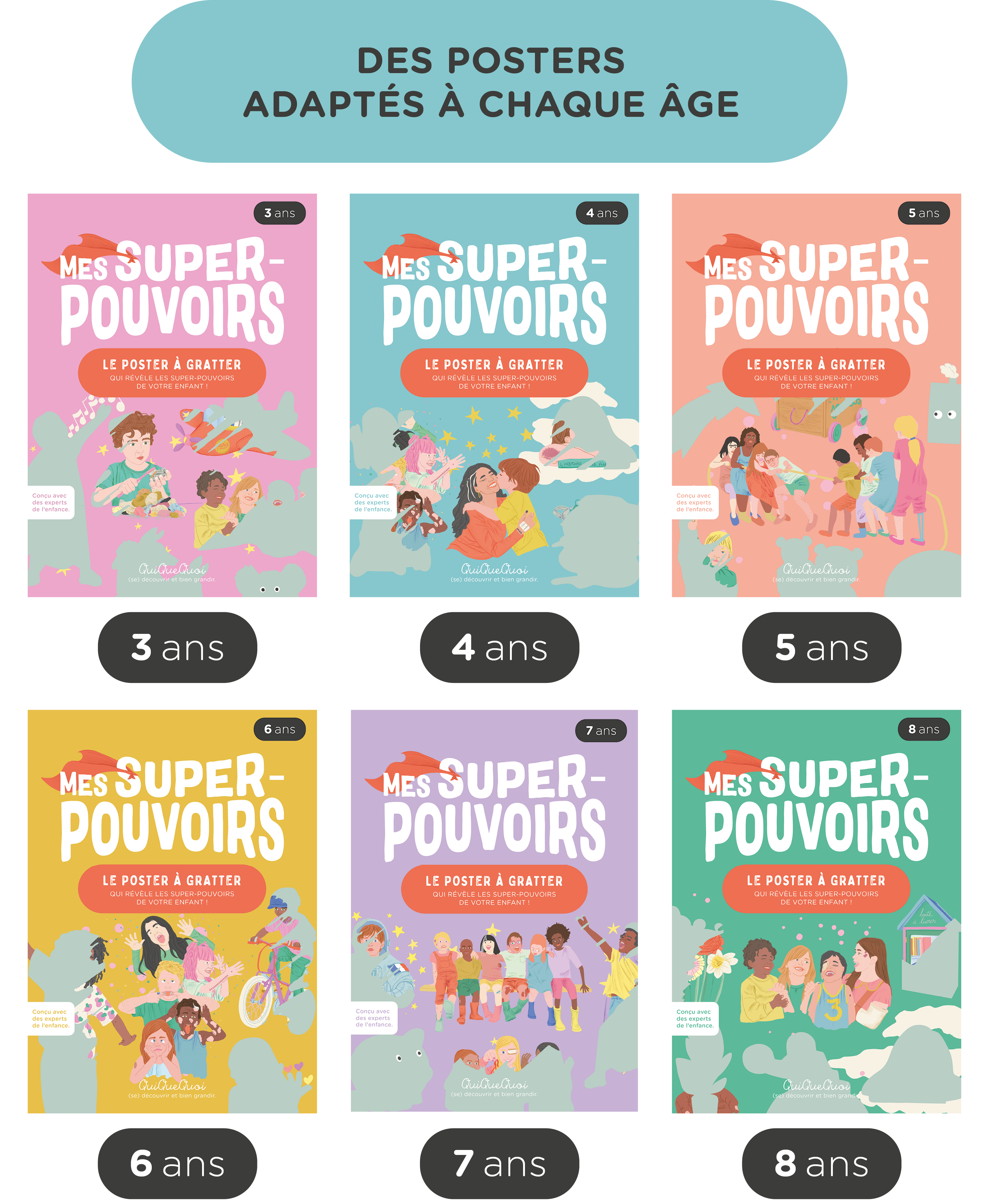 Le poster qui révèle les super-pouvoirs de votre enfant ! - Ulule