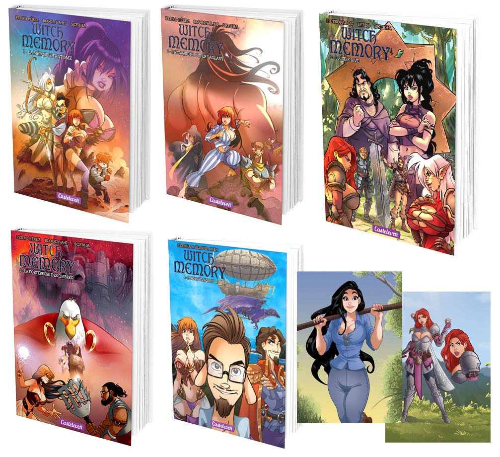 Witch Memory volumes 1 à 5 - Ulule