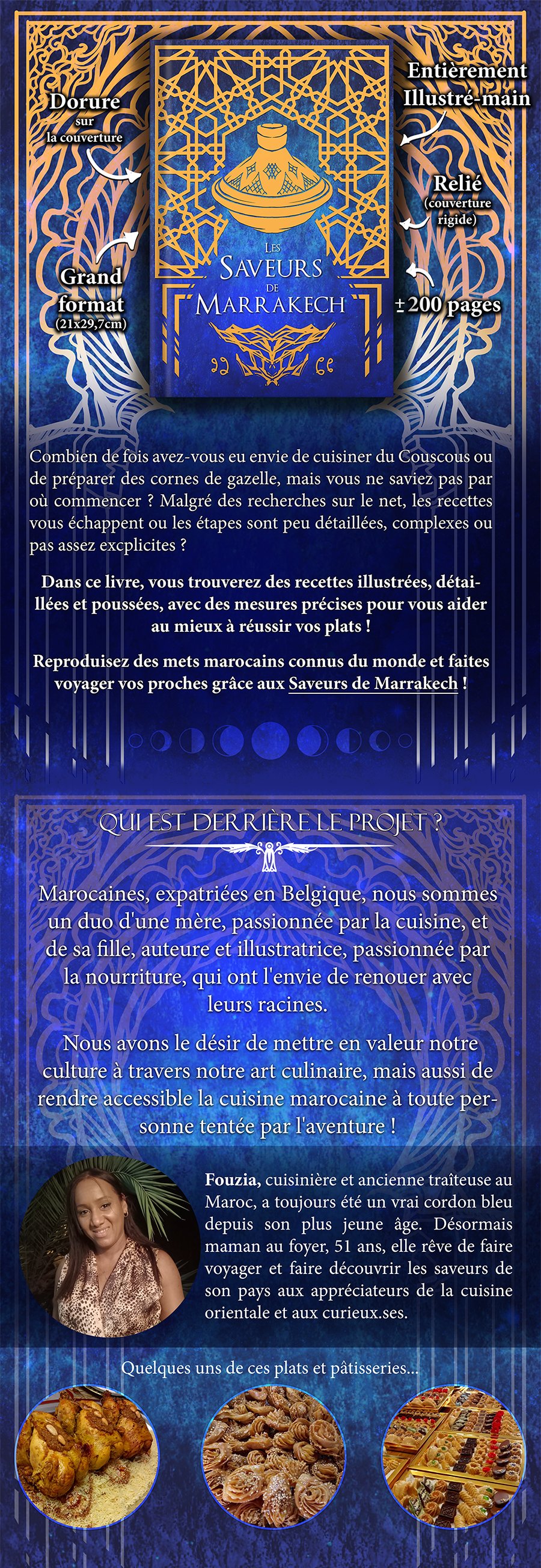 Les Saveurs de Marrakech : Livre de recettes illustré