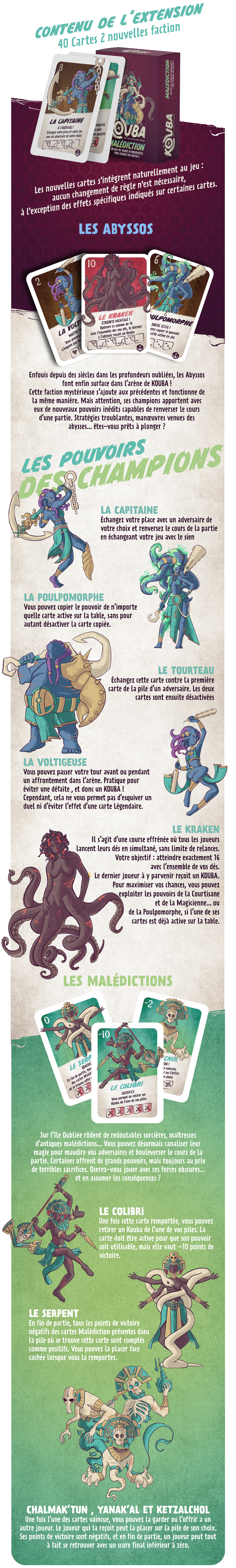 KOUBA MALÉDICTION ! le jeu de cartes et de dés épique