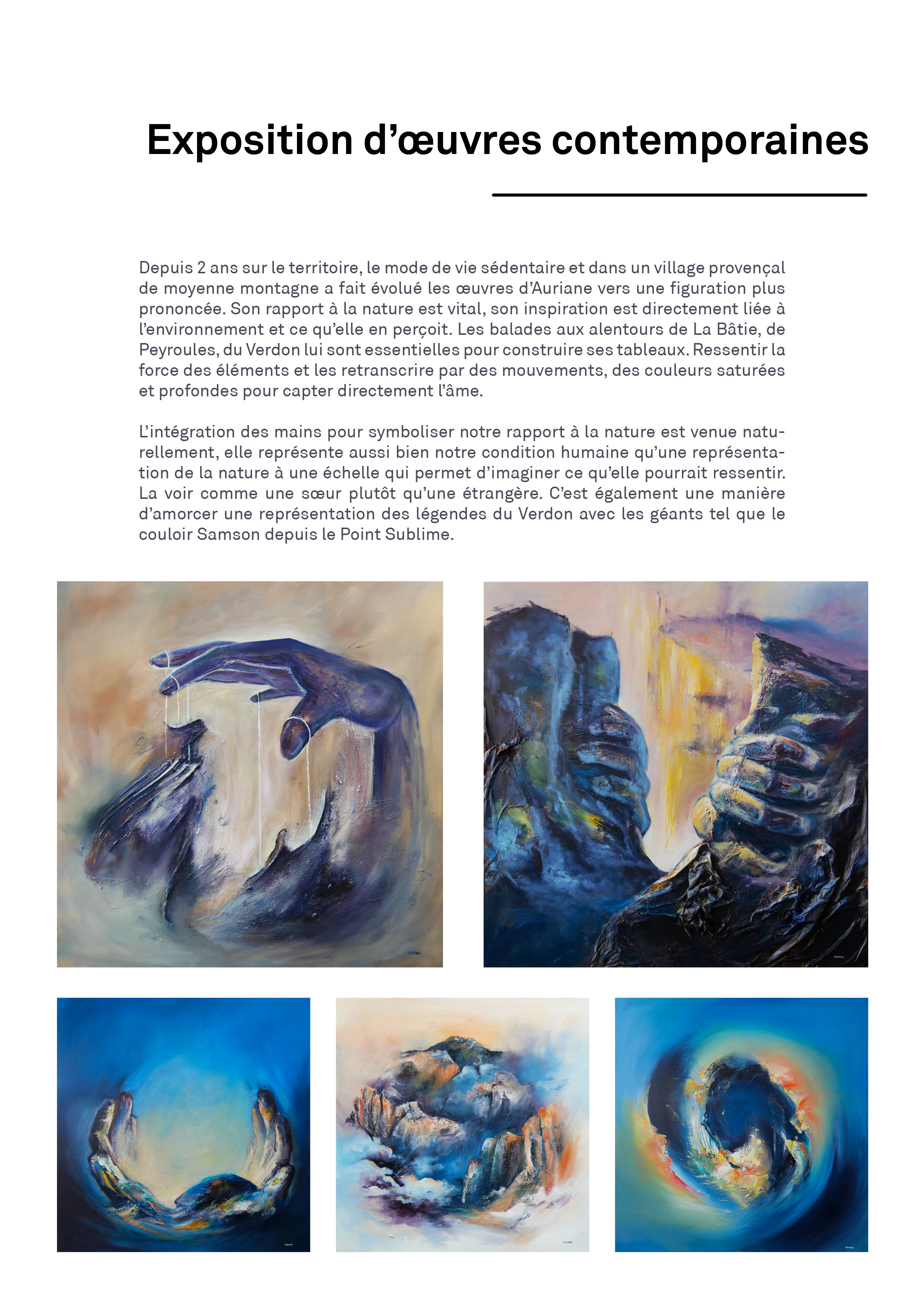 Exposition de peinture contemporaine au sommet de Peyroules - Ulule