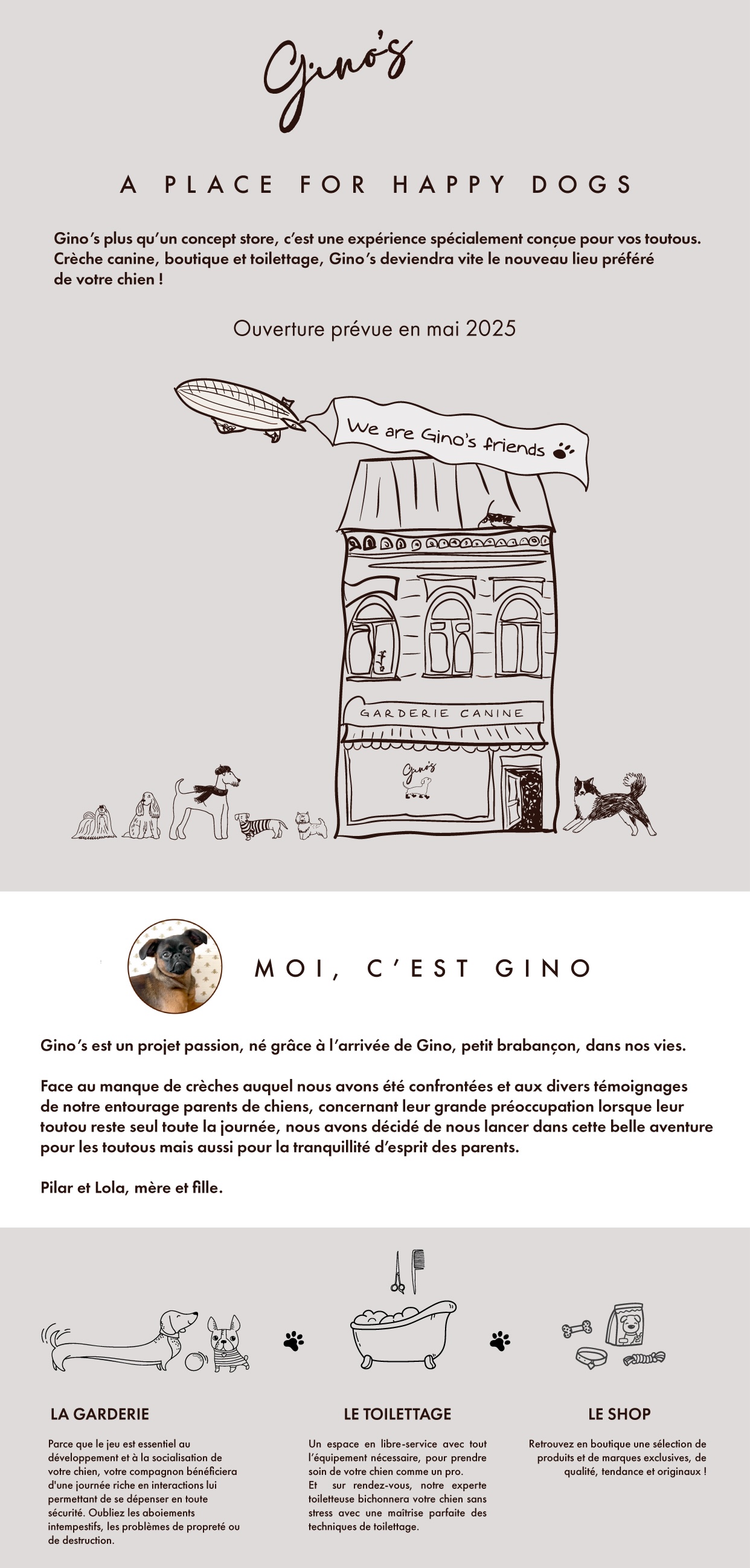 Ouverture du 1er concept store Gino's à Paris