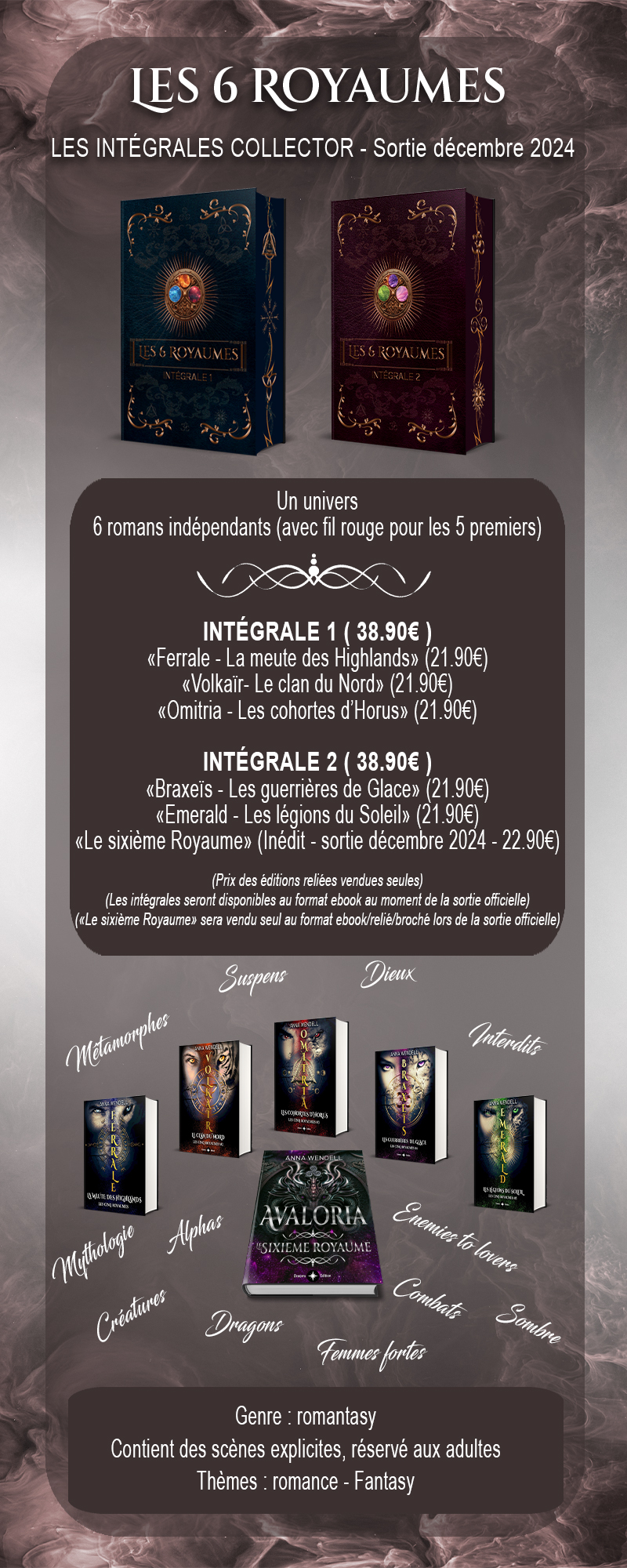 Intégrales collector "Les 6 Royaumes" dont 1 roman inédit