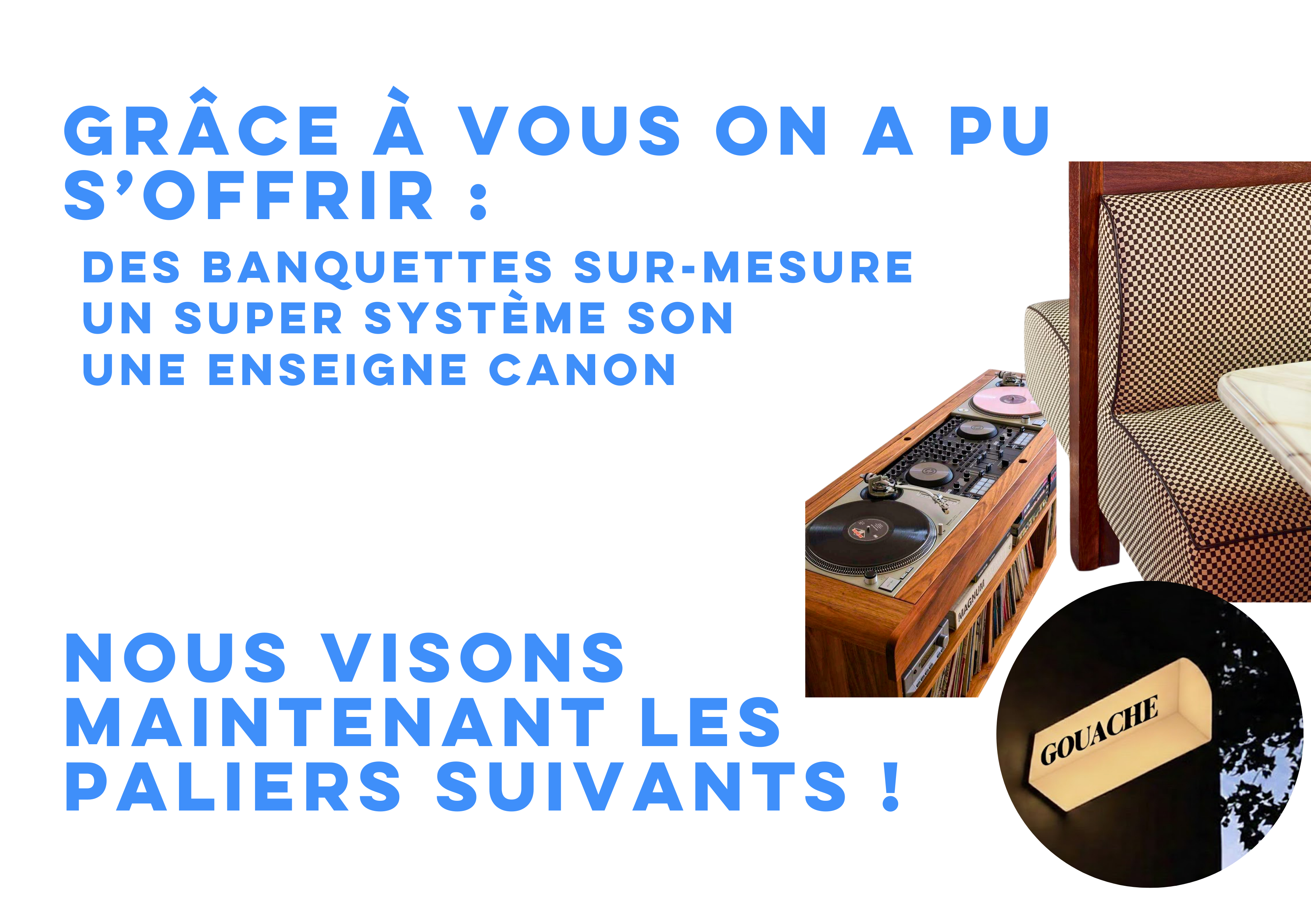 GOUACHE, coffee shop et bar à vin, à L'Aigle ! - Ulule