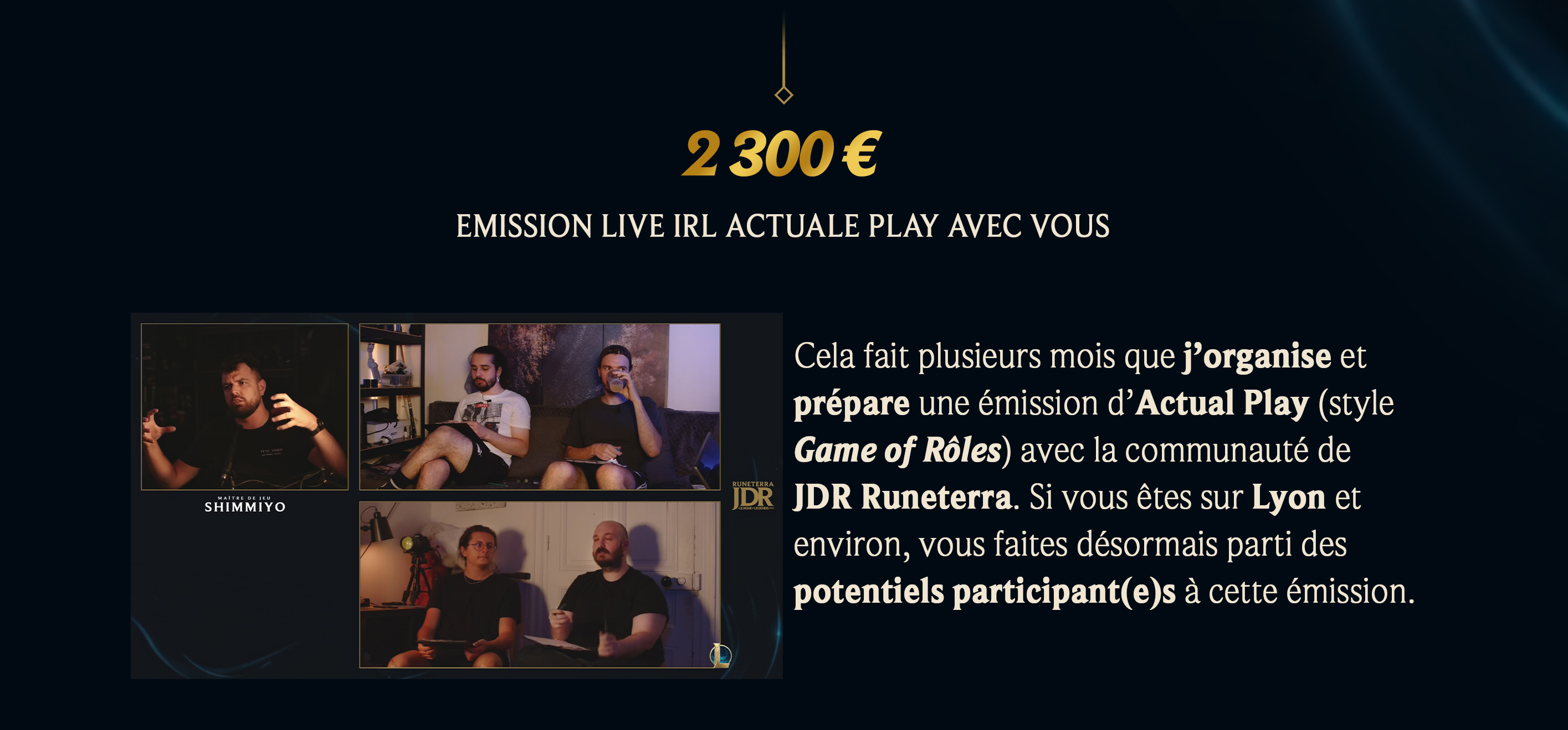 JDR Runeterra - Ulule