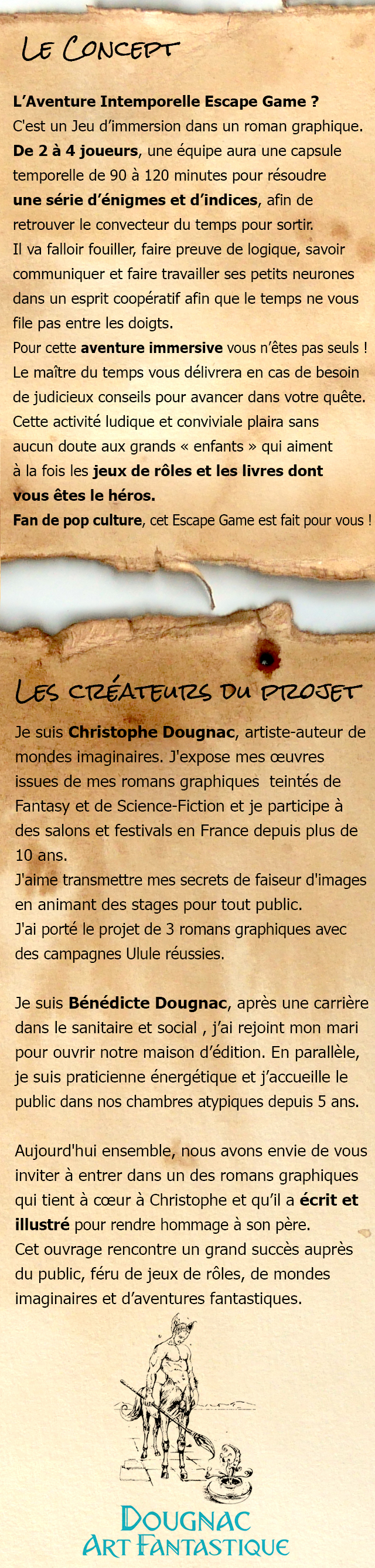 Aventure Intemporelle Escape Game - Ulule