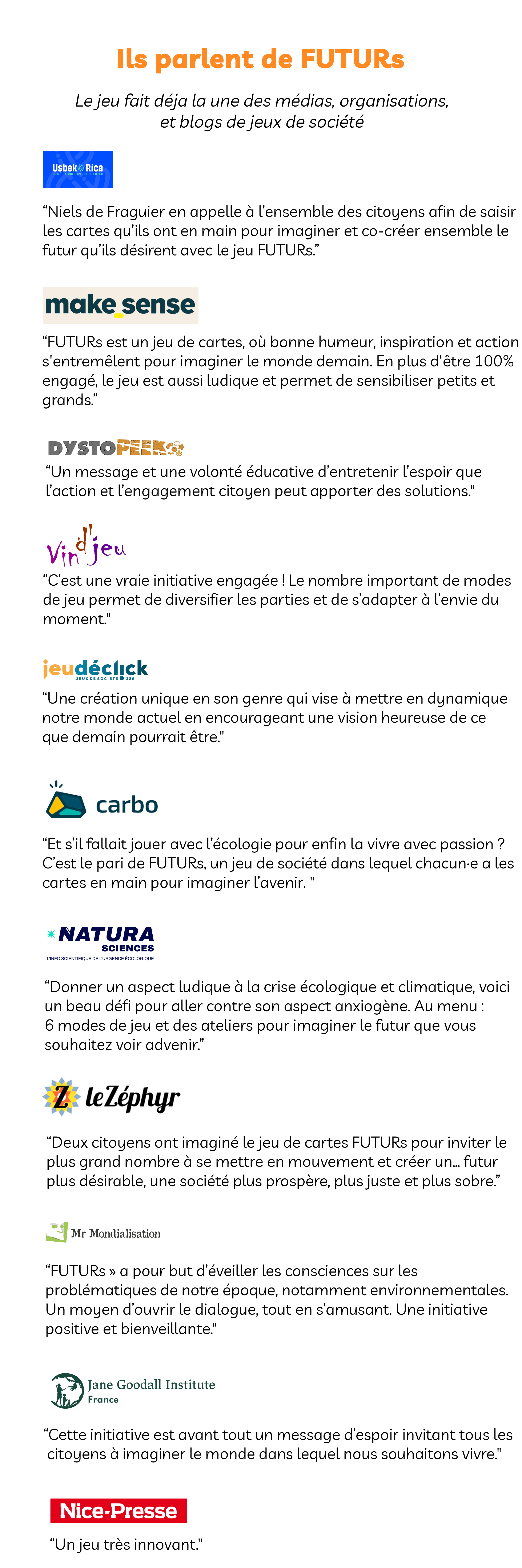 FUTURs : le jeu pour faire de demain un meilleur lendemain