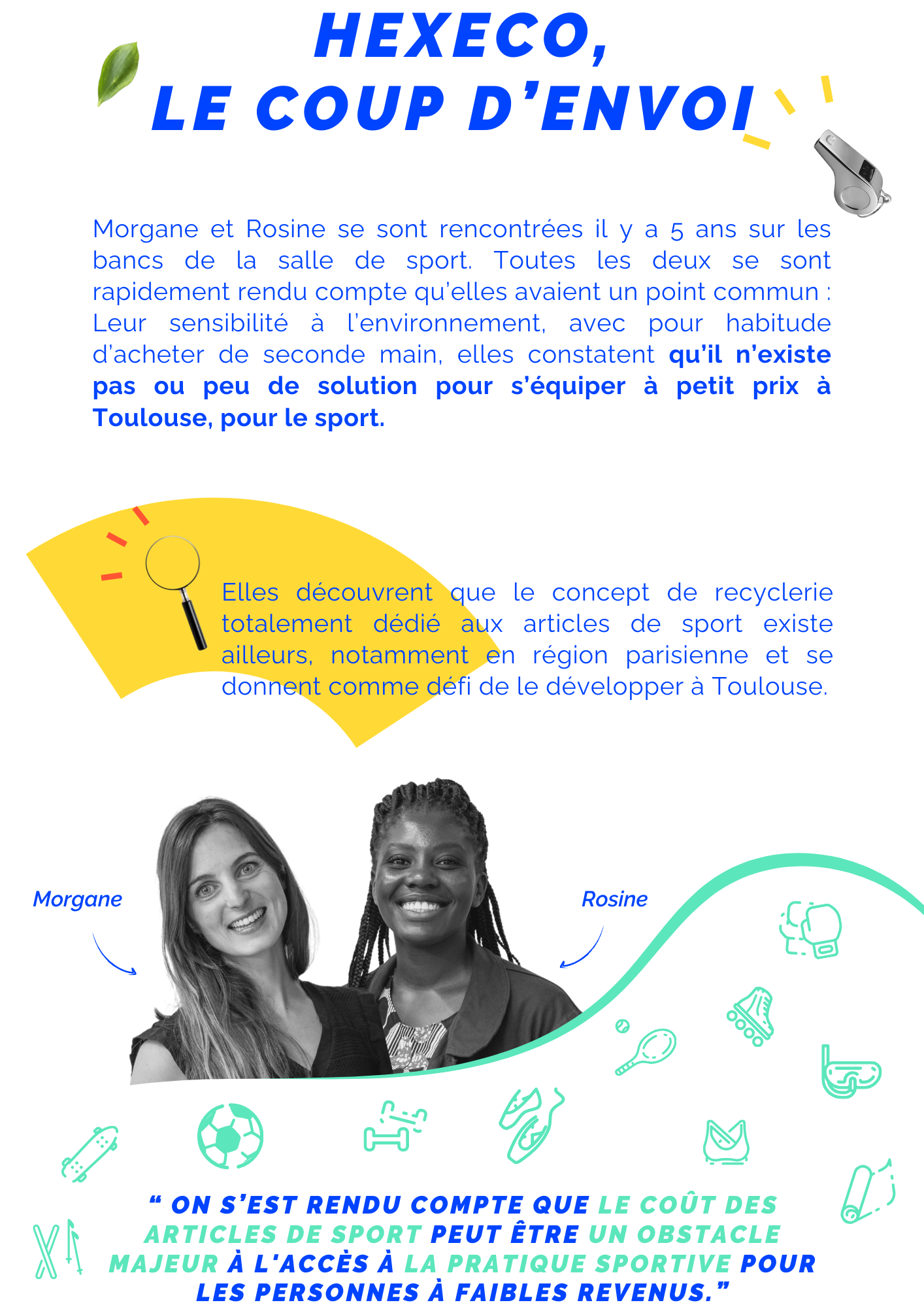 Soutenez la 1ere recyclerie toulousaine 100% Sport