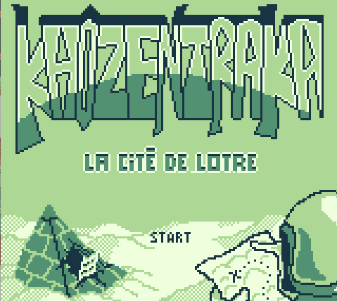 Jeu game-boy : Kaozentraka, la cité de Lotre.