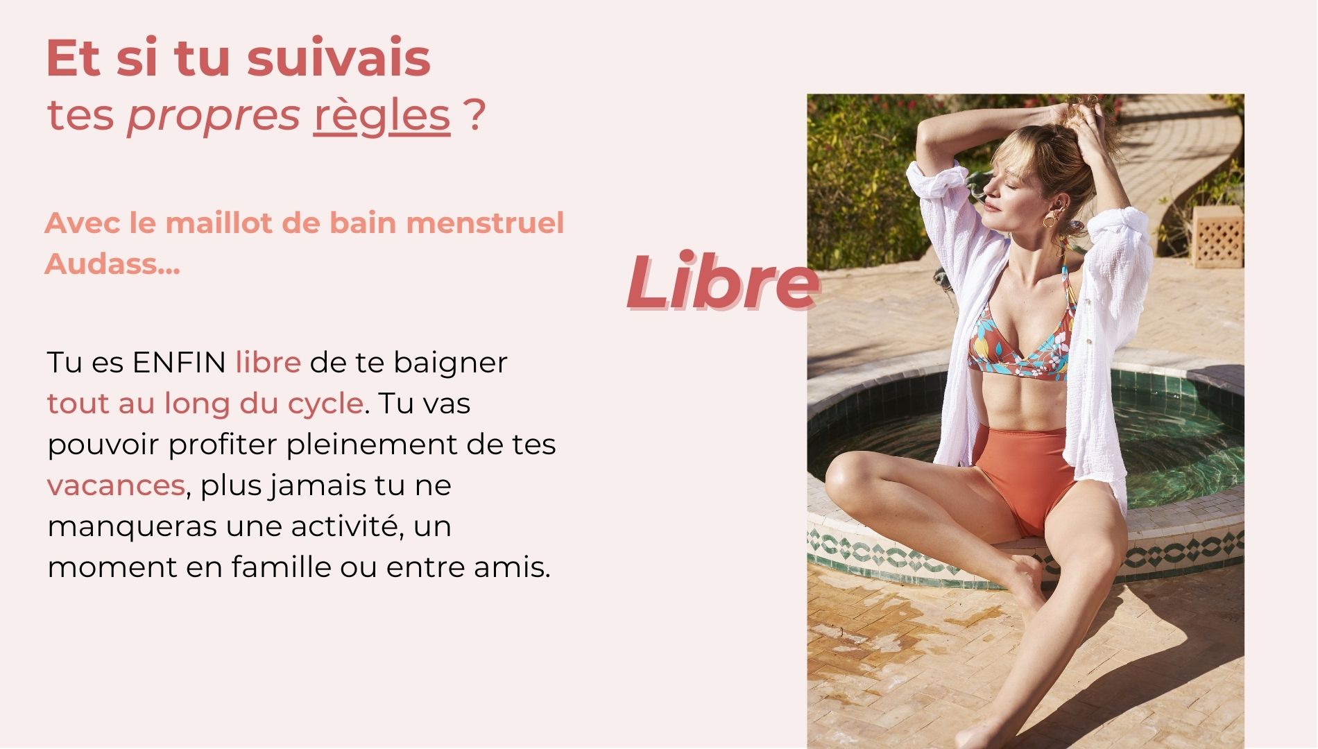 Te baigner librement tout au long du cycle 👙🩸 - Ulule