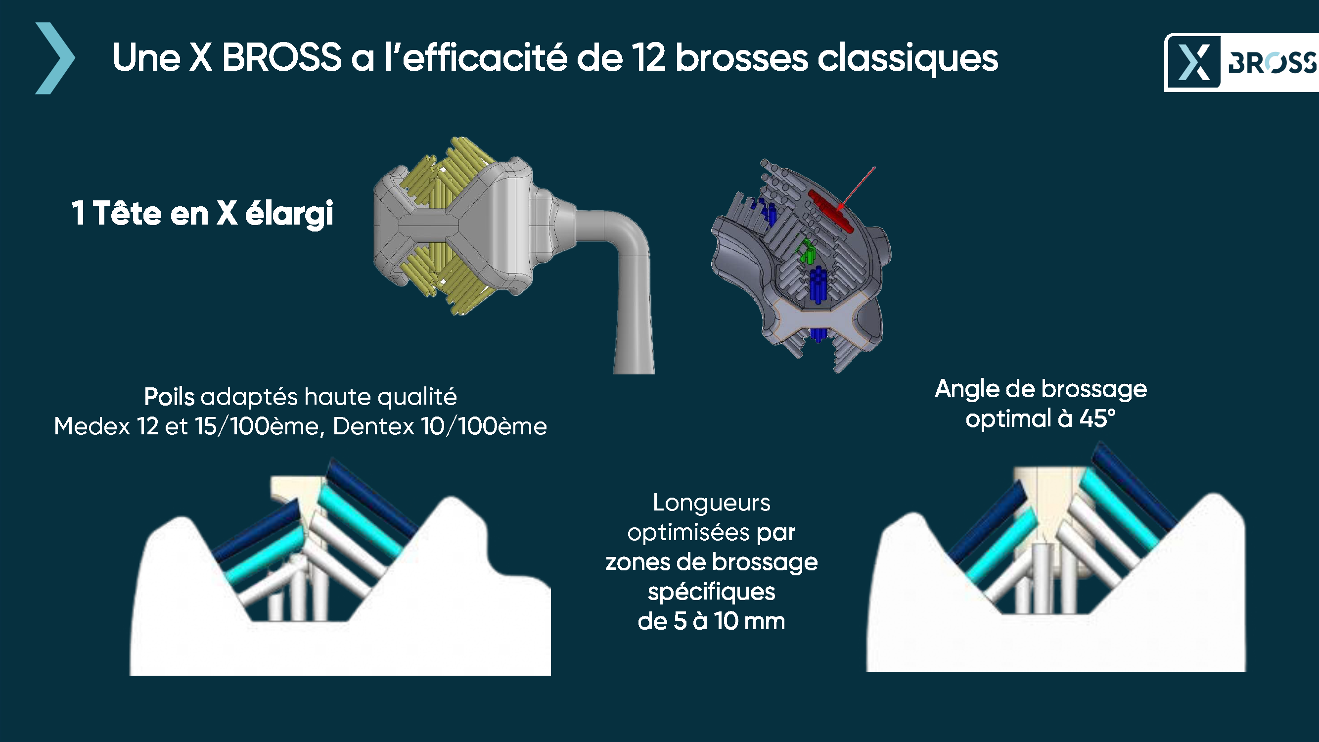 X BROSS, votre brossage dentaire facile et total en 40 secs