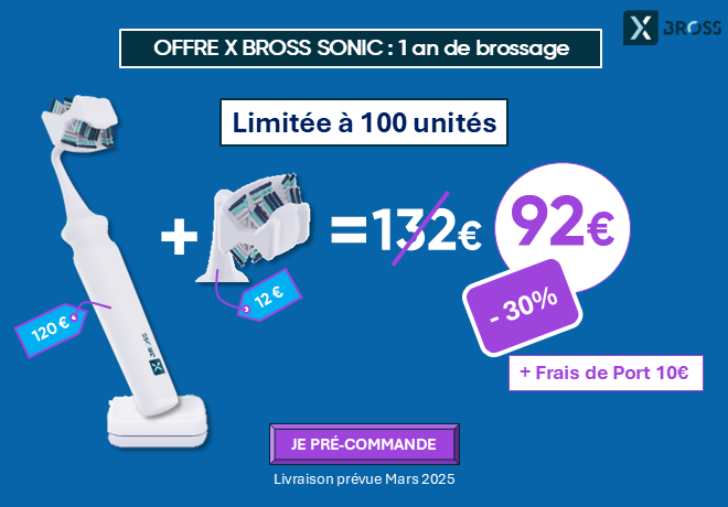 X BROSS, votre brossage dentaire facile et total en 40 secs